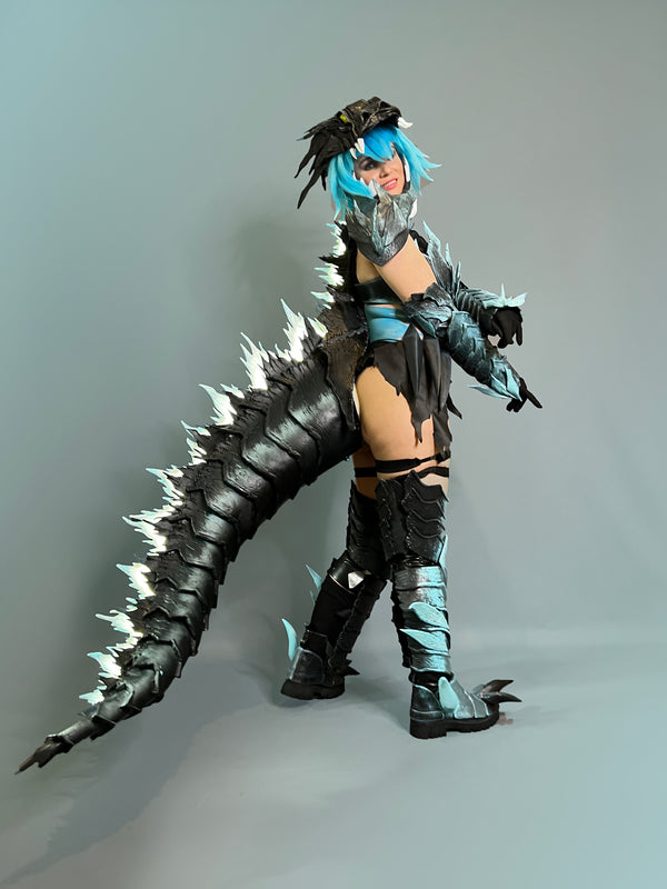 Godzilla Cosplay costume Female armor commission – Two Moons Workshop